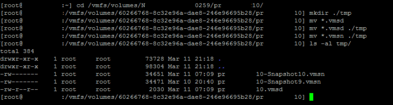 VMware: Removing snapshot failed – Bart Oevering