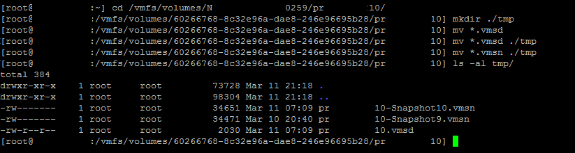 VMware: Removing snapshot failed – Bart Oevering