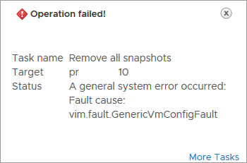 VMware: Removing snapshot failed – Bart Oevering